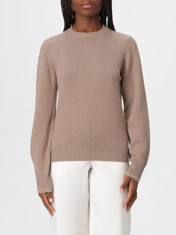 Fabiana Filippi Ribbed Knit Sweater - Brown