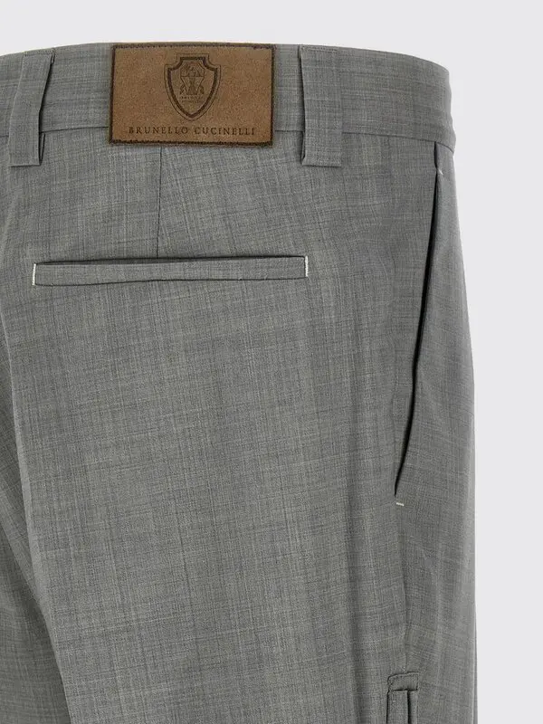 Brunello Cucinelli Pleated Trousers - Grey