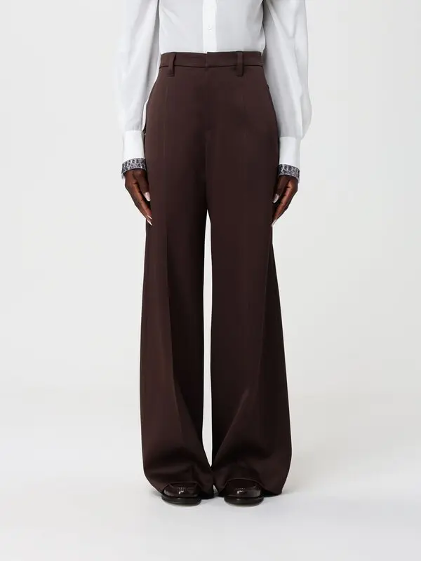 Brunello Cucinelli Wide-leg Trousers - Brown