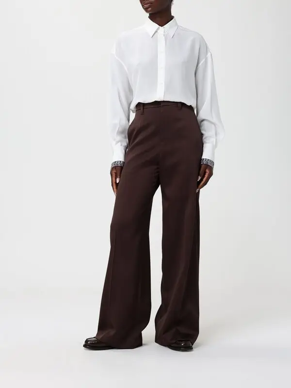 Brunello Cucinelli Wide-leg Trousers - Brown