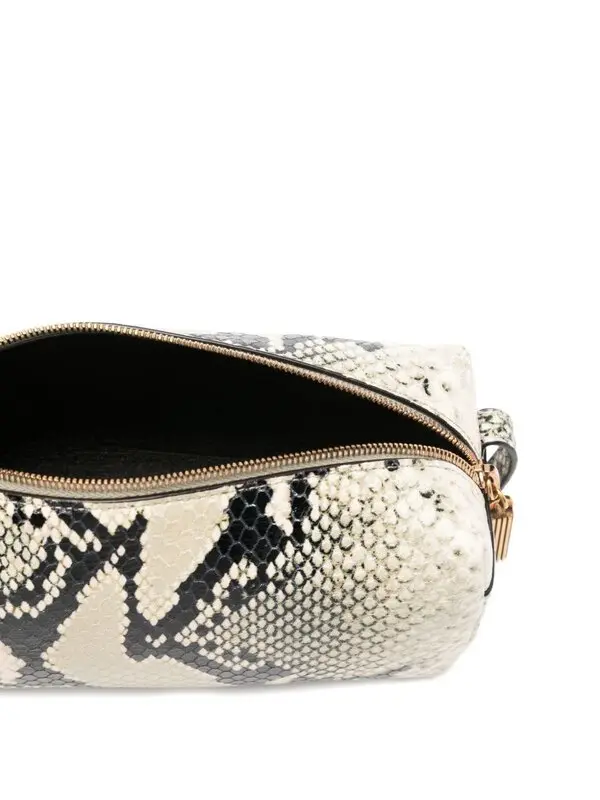 Khaite Kye Mini Leather Crossbody Bag - Beige