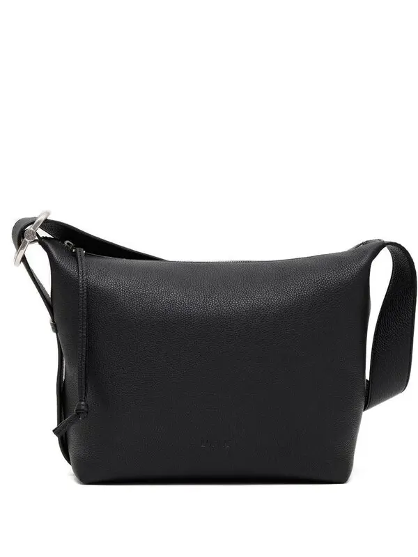 Loewe Loop Leather Hobo Bag - Black