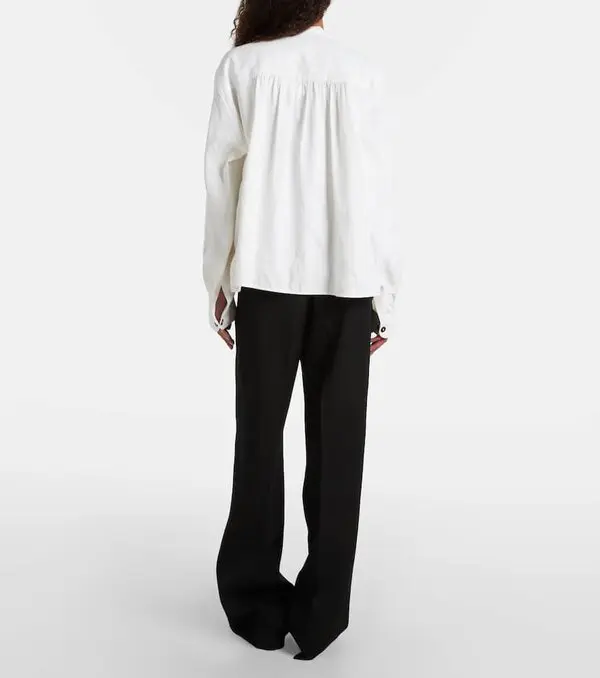 JIL SANDER Low-rise Straight Wool Trousers