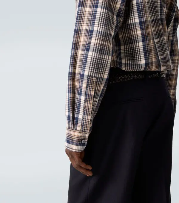 Studio Nicholson X Aaron Levine View Checked Cotton Shirt