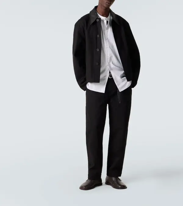 Studio Nicholson X Aaron Levine Nick Striped Cotton Shirt