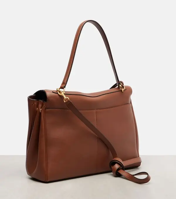 Balenciaga Rodeo Medium Leather Tote - Brown
