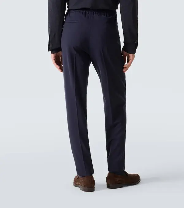 Zegna Pleated Straight Trousers