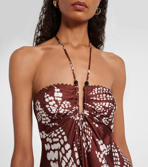 Poupette St Barth Carla Printed Maxi Dress