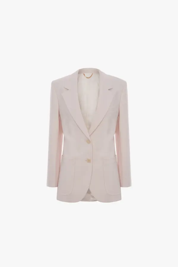Victoria Beckham Katherine Jacket - Bone