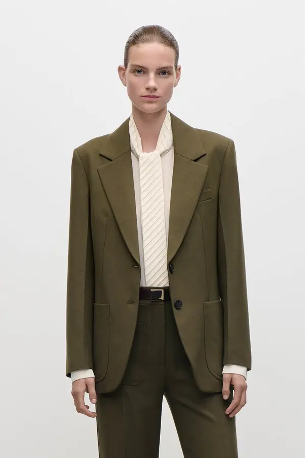 Victoria Beckham Katherine Jacket - Green