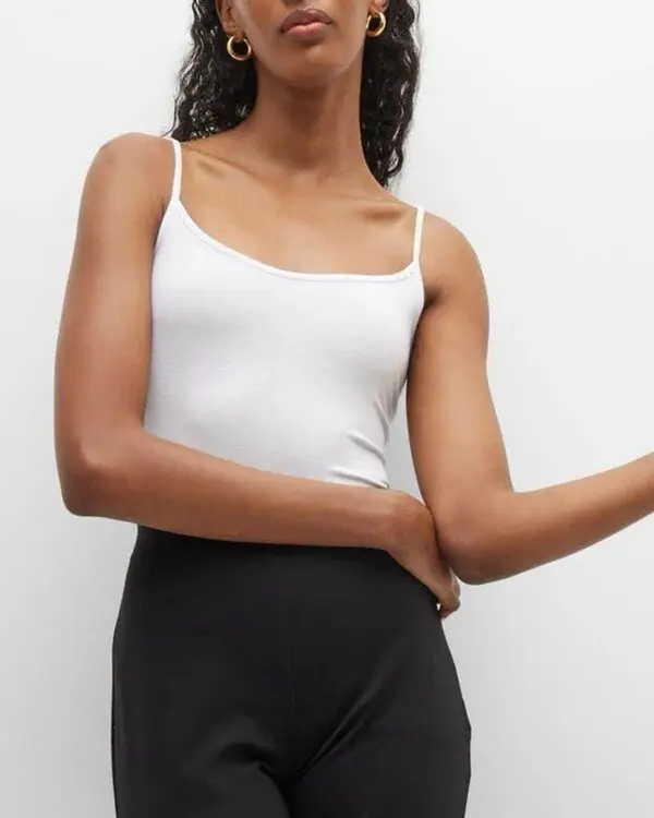 Majestic Filatures Scoop-neck Camisole - White