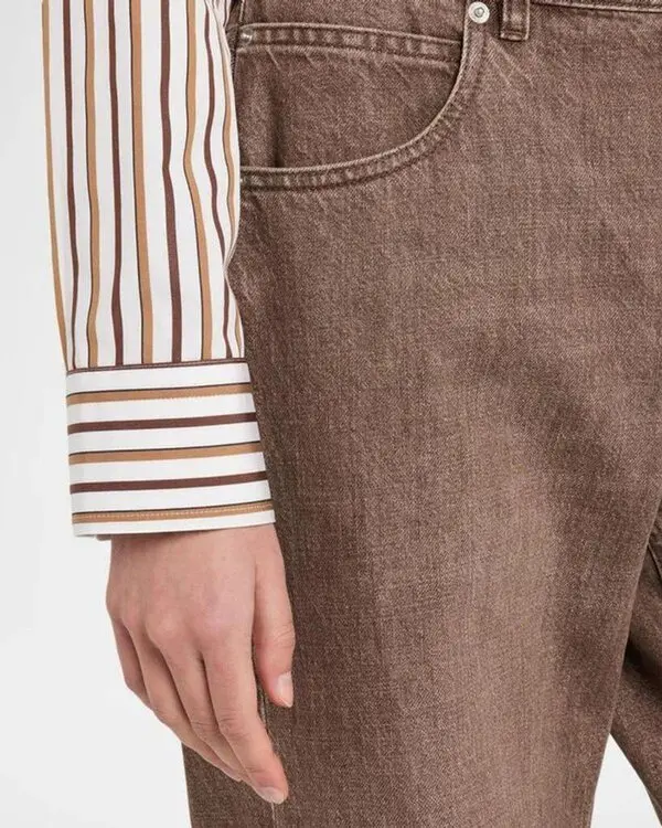 Bottega Veneta Mid-rise Straight-leg Denim Trousers