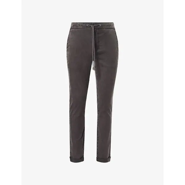 Paige Fraser Straight-leg Woven Trousers - Vintage Washed Black