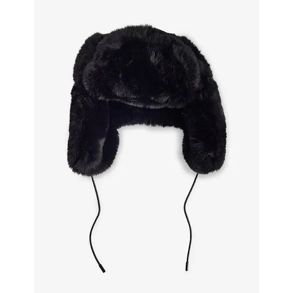 Goldbergh Faux-fur Aviator Hat - 9000 Black