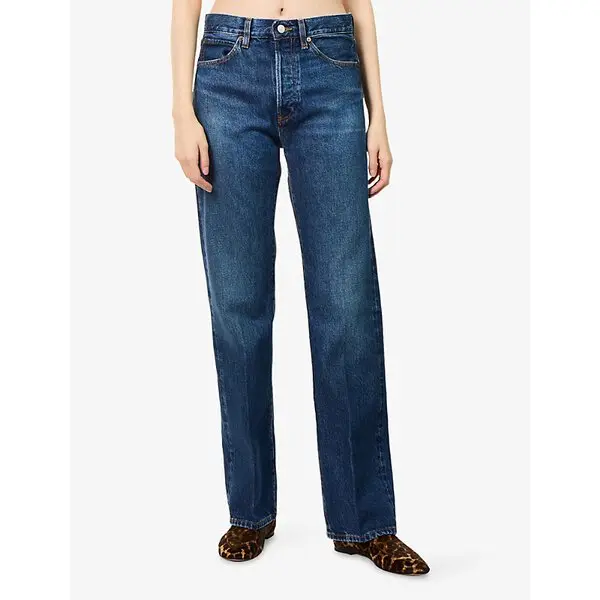 FRAME The Vertical Straight-leg Denim Jeans - Logic
