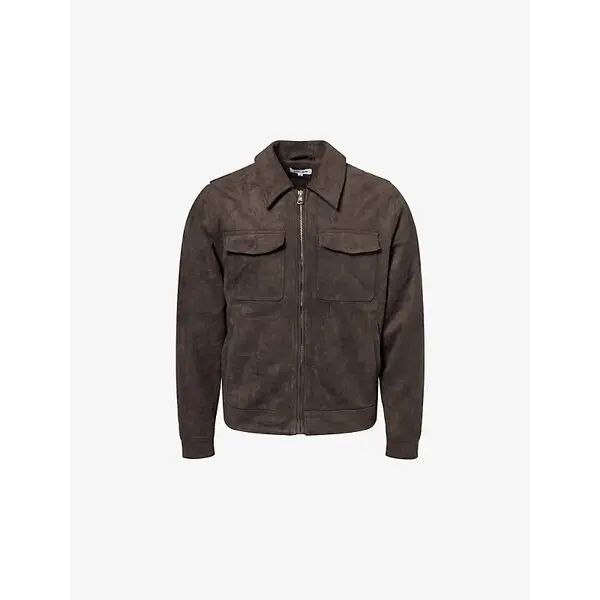 BELIER Regular-fit Faux-suede Jacket