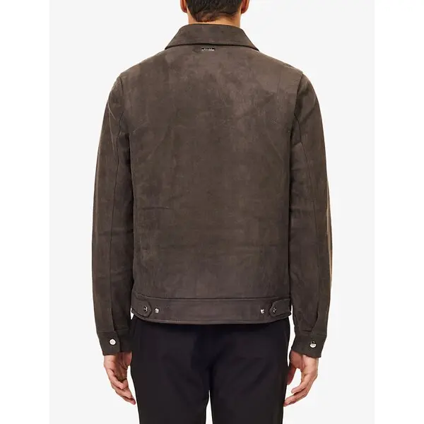 BELIER Regular-fit Faux-suede Jacket