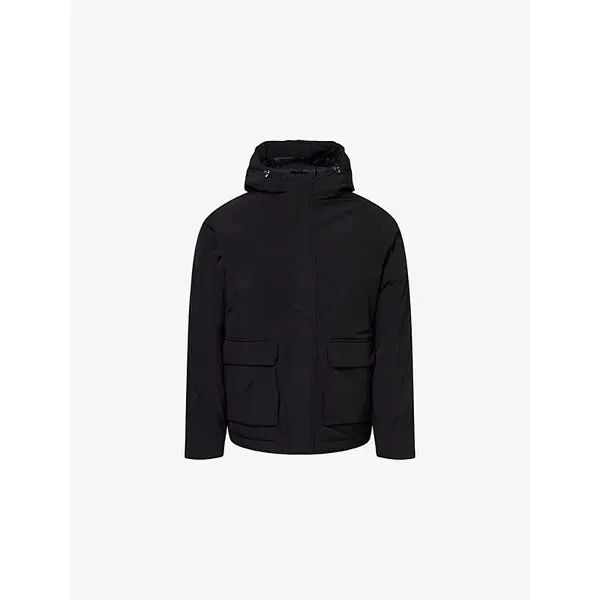ARNE Flap-pocket Padded Jacket - Black