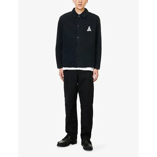 BOUND Embroidered-logo Cotton Chore Jacket