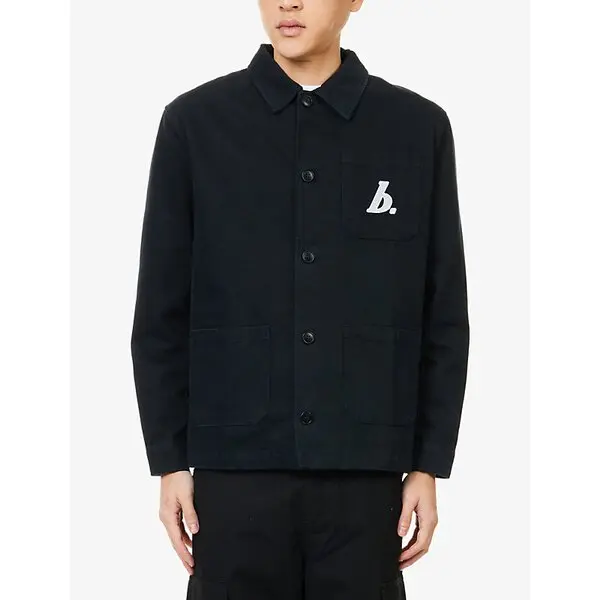 BOUND Embroidered-logo Cotton Chore Jacket