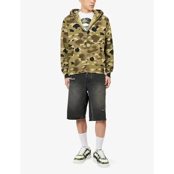 A BATHING APE Gradation Shark Camouflage Cotton Hoody