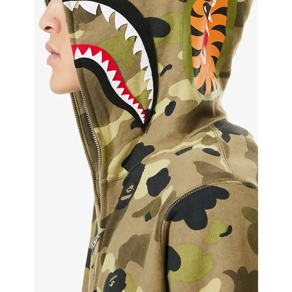 A BATHING APE Gradation Shark Camouflage Cotton Hoody