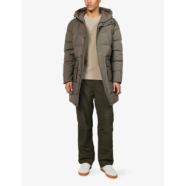 ARNE Hooded Mid-length Puffer Parka