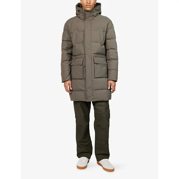 ARNE Hooded Mid-length Puffer Parka