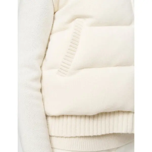 JOSEPH Quilted Ribbed Wool-knit Down Gilet