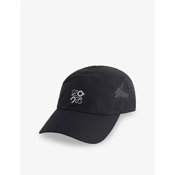 Loewe Reflective-branding Woven Baseball Cap - Black