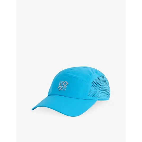 Loewe Reflective-branding Woven Baseball Cap - Blue