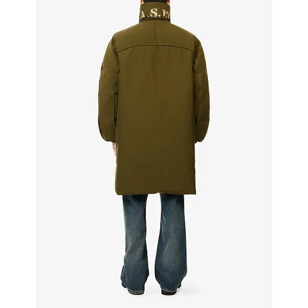 Acne Studios Graphic-print Padded Cotton-canvas Coat