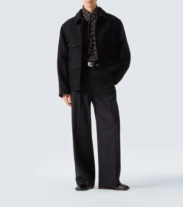 LEMAIRE Leather Slip-on Shoes