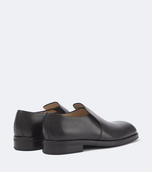 LEMAIRE Leather Slip-on Shoes - Black