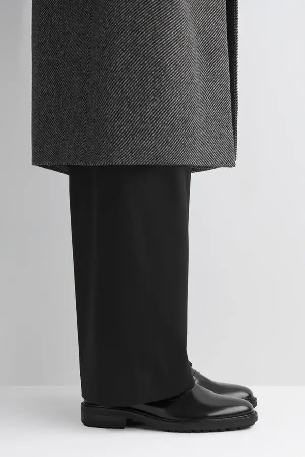 Cos Leather Oxford Shoes With Chunky Tread Soles