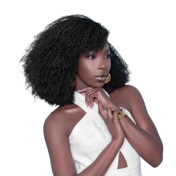 TRUE + PURE TEXTURE Jasmine Coil Afro Kinky Curly Human Hair Clip-ins 16 - One-color