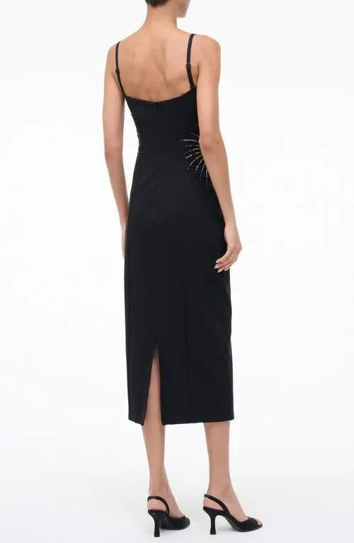 Staud Britney Sleeveless Midi Dress