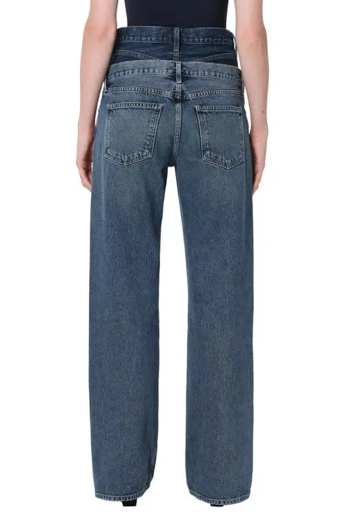 AGOLDE Elson Double Waist Jeans