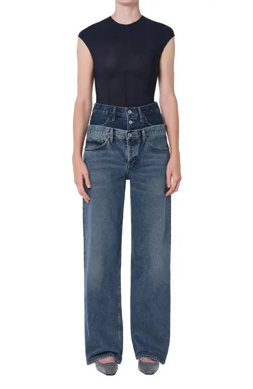 AGOLDE Elson Double Waist Jeans