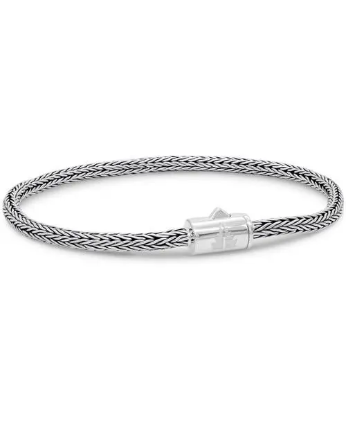 DEVATA Foxtail Chain Bracelet - Silver