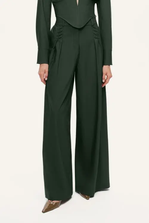 NOCTURNE Fluid Wide-leg Pull-on Trousers