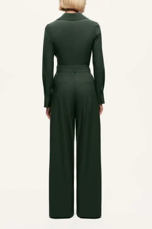 NOCTURNE Fluid Wide-leg Pull-on Trousers