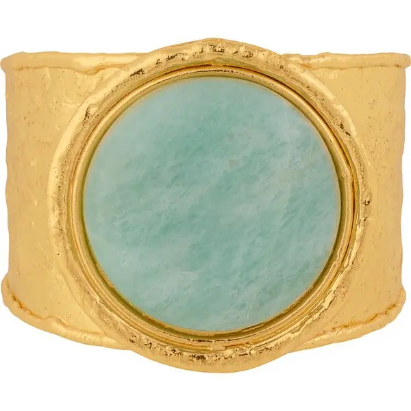 Sylvia Toledano Sphere Cuff With - Amazonite