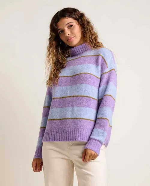 TOAD & CO Toddy T-neck Sweater - Aster