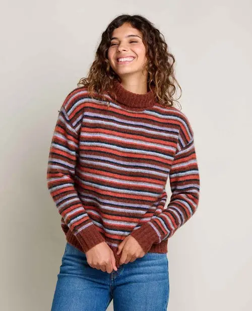 TOAD & CO Toddy T-neck Sweater - Gourd