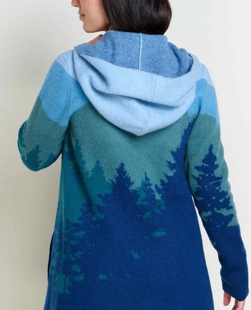TOAD & CO Merino Heartfelt Hoodie - Atlantic Treeline Scenic