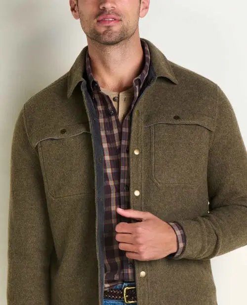 TOAD & CO Kennicott Shirt Jacket - Jeep