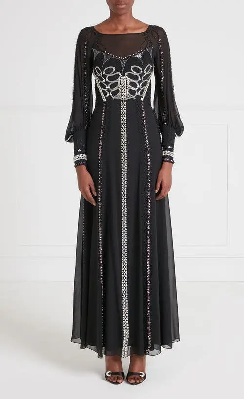 TEMPERLEY LONDON Sofia Embellished Gown