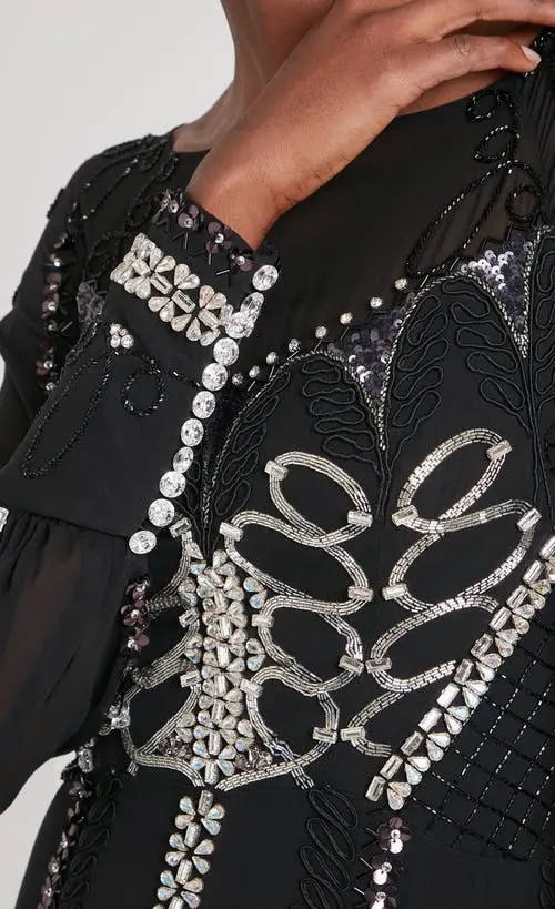 TEMPERLEY LONDON Sofia Embellished Gown