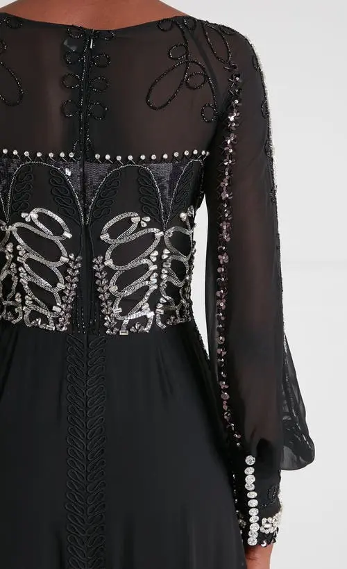 TEMPERLEY LONDON Sofia Embellished Gown